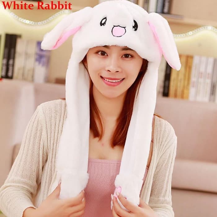 Jual Topi Kelinci Bergerak Rabbit Hat Dance Topi Kelinci Lucu | Shopee ...