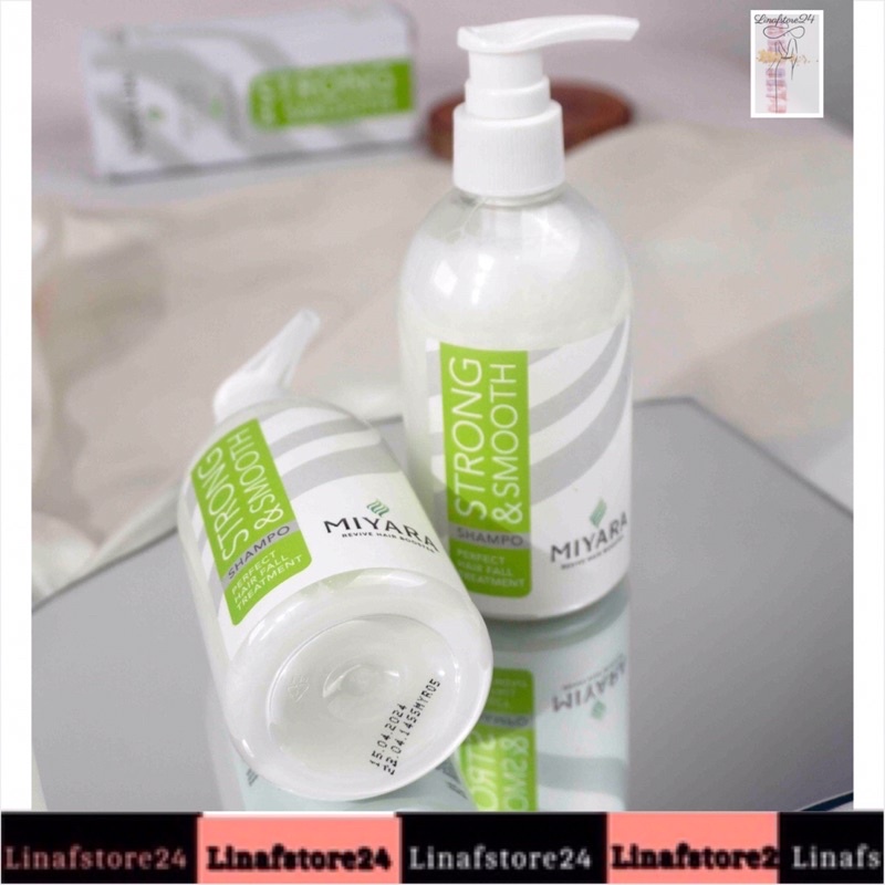 Jual Miyara Shampoo - Strong & Smooth Shampoo - Perawatan Rambut Rontok ...