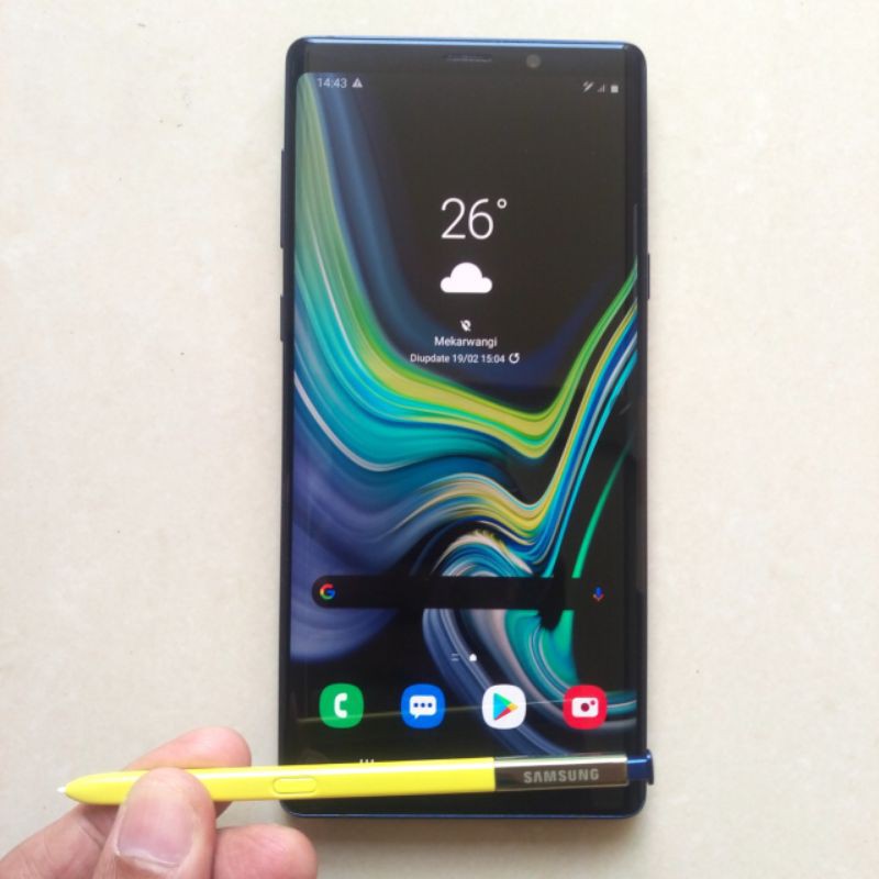 Jual Samsung Galaxy Note 9 Dual Sim Lte Ram 6gb Rom 128gb Nfc Ex Sein