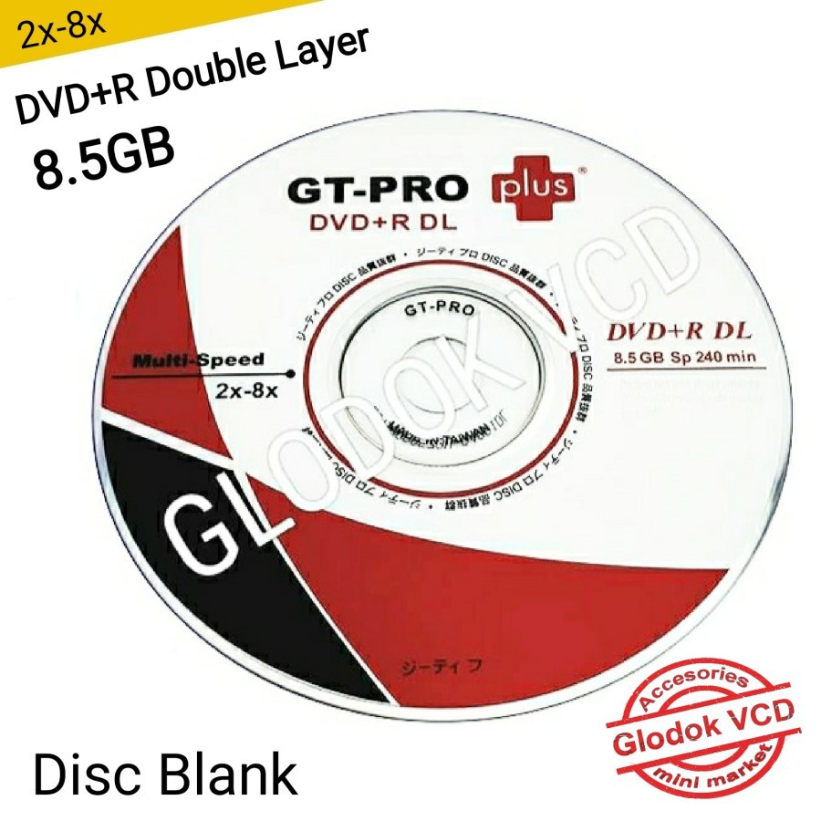GT-Pro DVD+R DL 8x Double Layer DVD Kosong Disc Blank | Shopee Indonesia