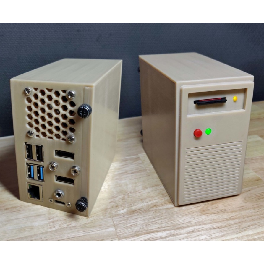 Jual Raspberry Pi 4 Case Retro Tower Desktop Casing - n0 Indonesia ...