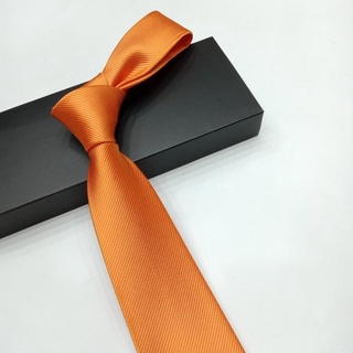 Jual Tie Men Dasi Orange Bni Polos Dasi Kantor Pria Dasi Pesta Wedding ...