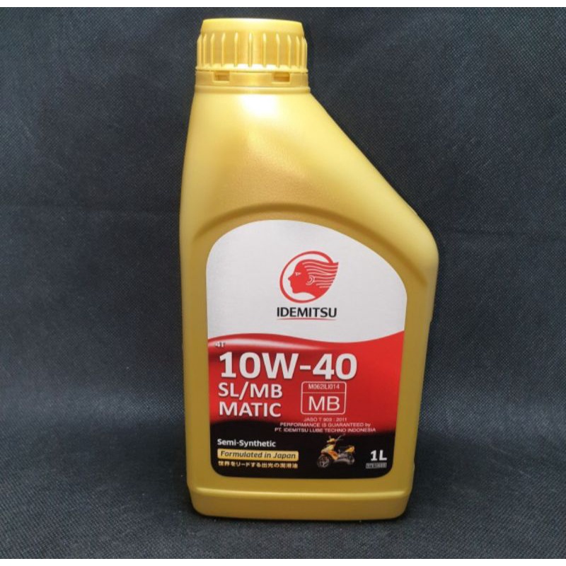 Jual OLI MESIN IDEMITSU 4T MATIC 10-40 SL/MB SEMI SINTHETIC 1LITER ...
