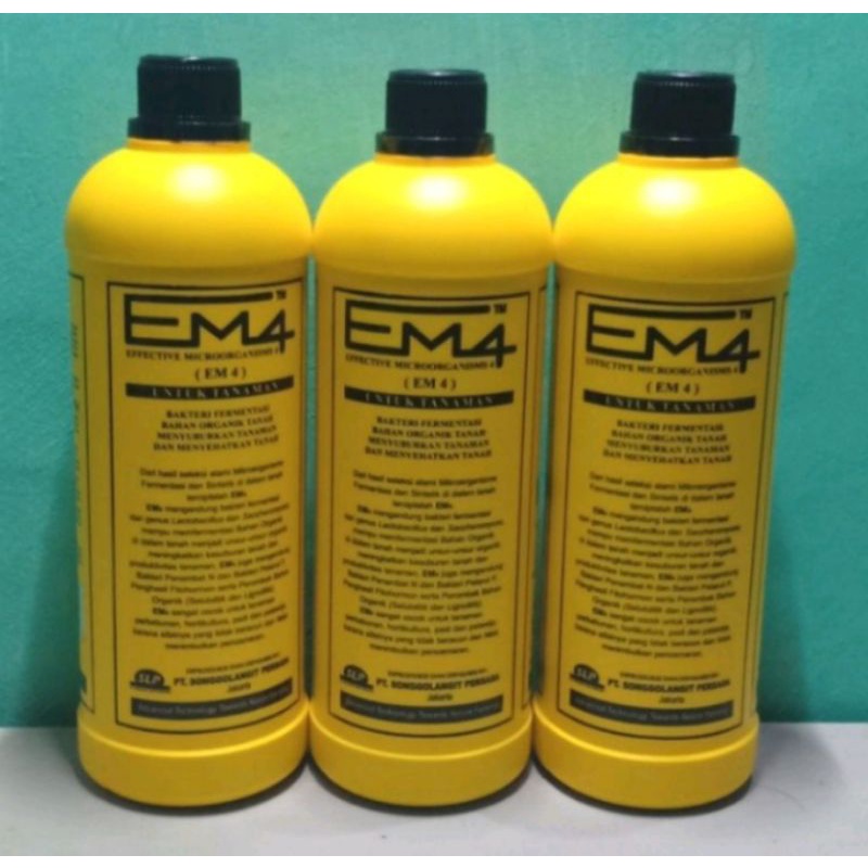 Jual 1 botol pupuk organik pertanian EM4 1 liter | Shopee Indonesia