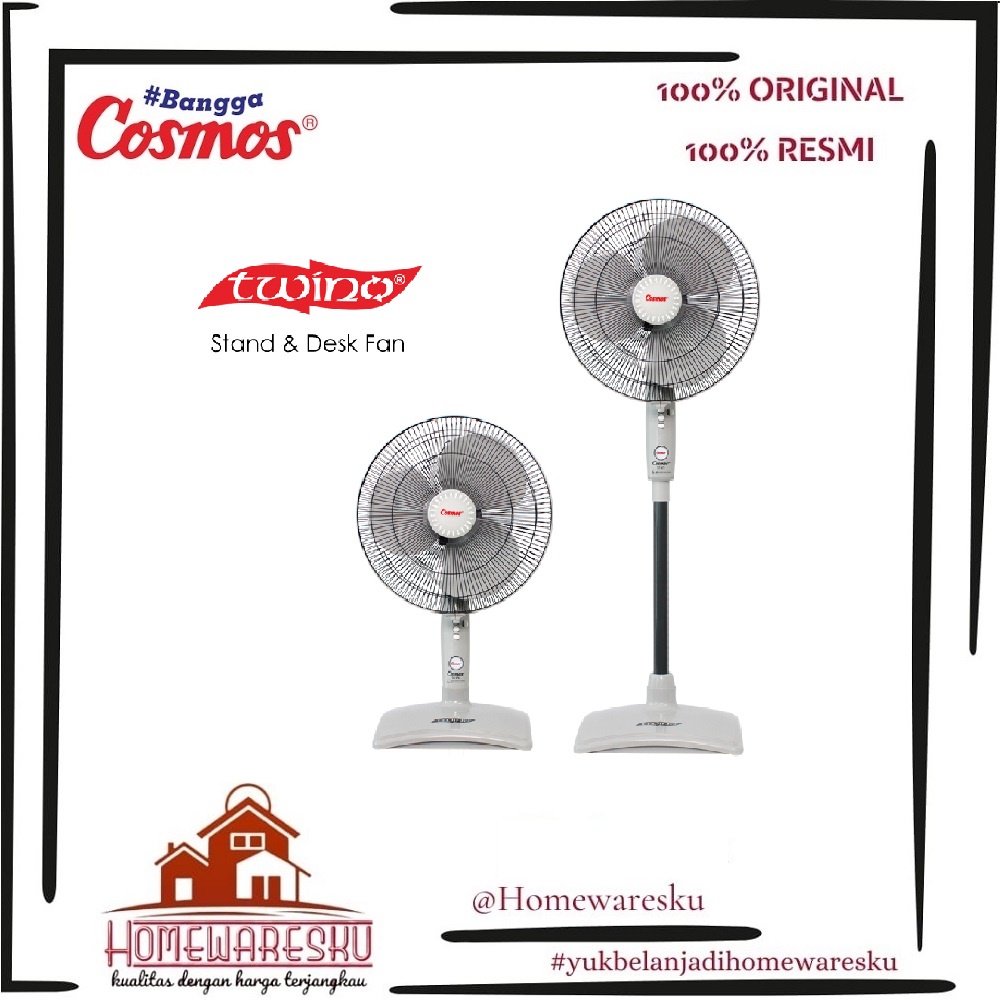 Jual Cosmos 2 in 1 Stand Fan Kipas Angin - 16-SN - 16SN - 16 Inch ...