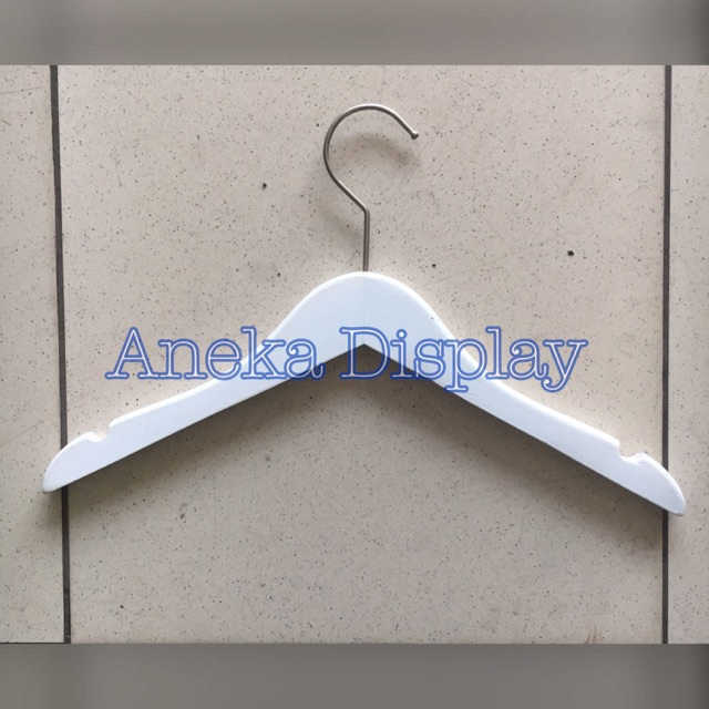 Jual Hanger Kayu Anak Putih (per lusin) | Shopee Indonesia
