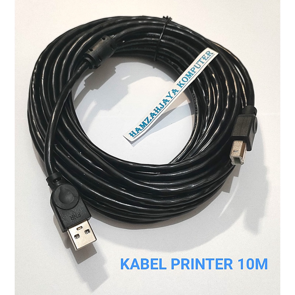 Jual HITAM - Kabel Printer USB 2.0 Panjang 10 meter 5 m 3 METER 1.5m ...