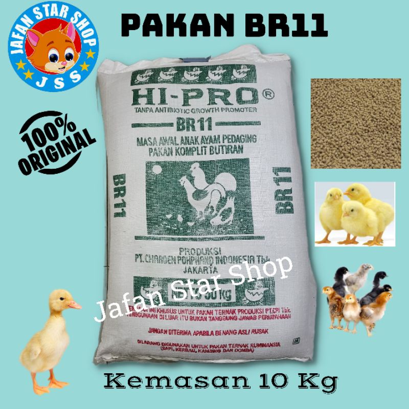 Jual BR11 Crumble Pakan Ayam Ras Pedaging HI PRO VITE (10 kg) | Shopee ...