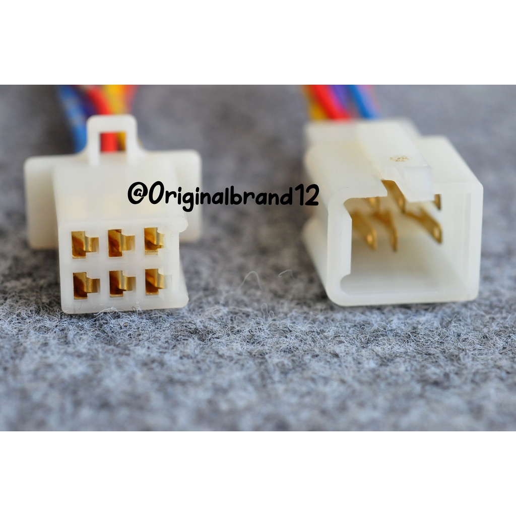 Jual PNP Socket kabel Konektor 6 pin flat Termasuk Kabel | Shopee Indonesia