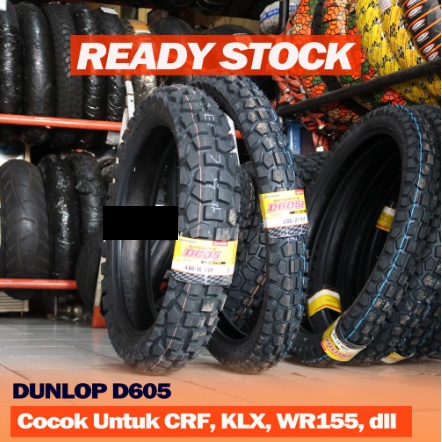 Jual DUNLOP D 605 D605 275-21- 300-21 - 410-18 - 460-18 - Ban Motor ...