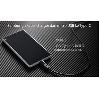 Jual Sambungan Micro USB ke Colokan Type-C Adapter Tipe C Converter ...