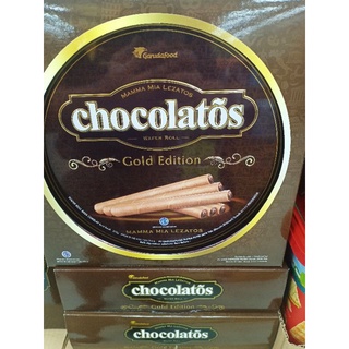 Jual GARUDA FOOD CHOCOLATOS WAFER STICK 350 GRAM GOLD EDITION KALENG LEBARAN IDUL FITRI | Shopee ...