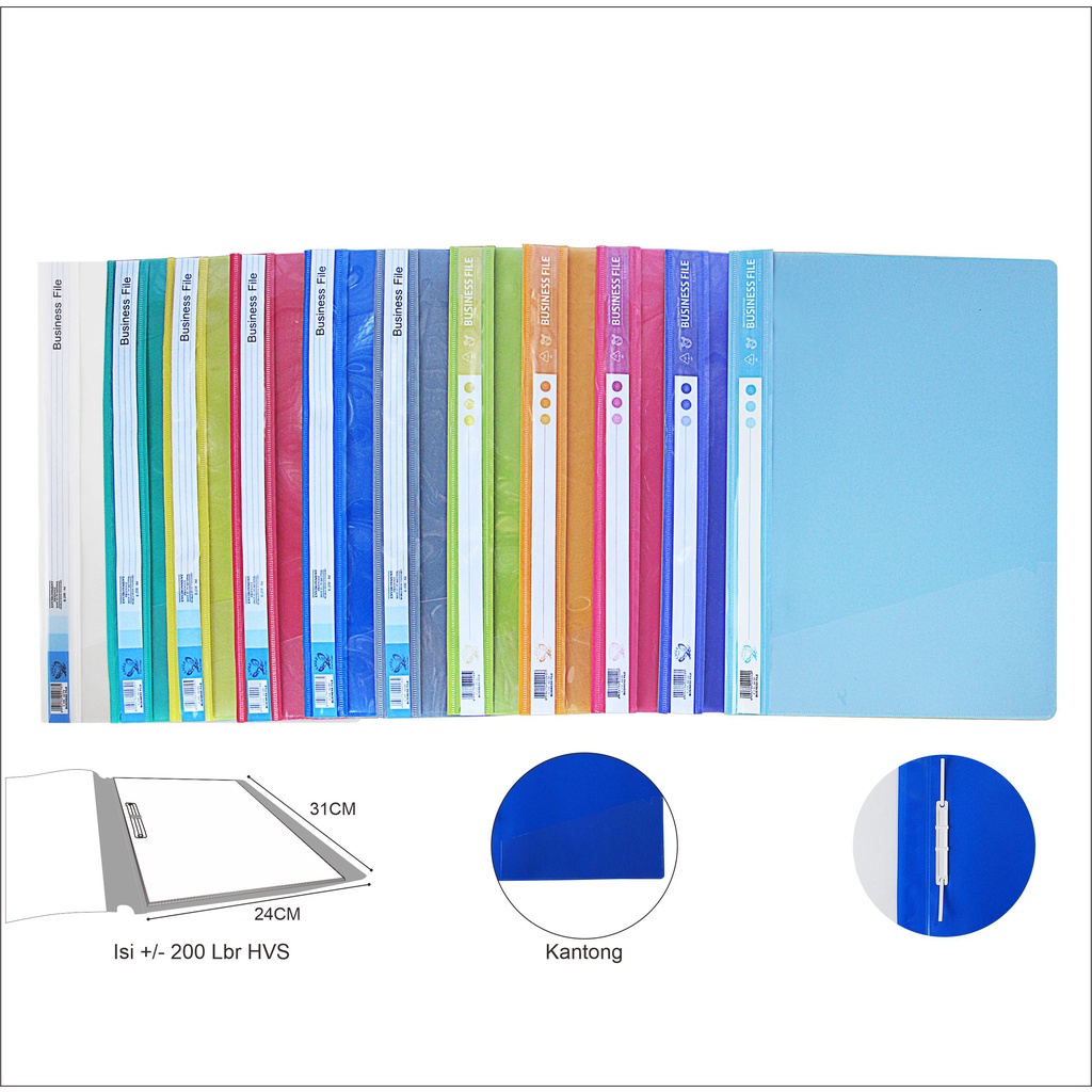 Jual Bisnis File A4 12 Pcs Lusin Business File Map Snel Map