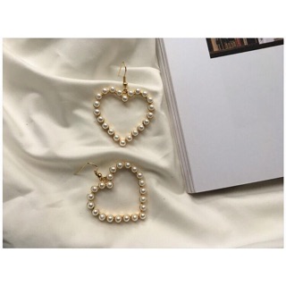 Jual ANTING LOVE MUTIARA ELEGAN MEWAH ANTING FASHION ALA KOREA ANTING ...