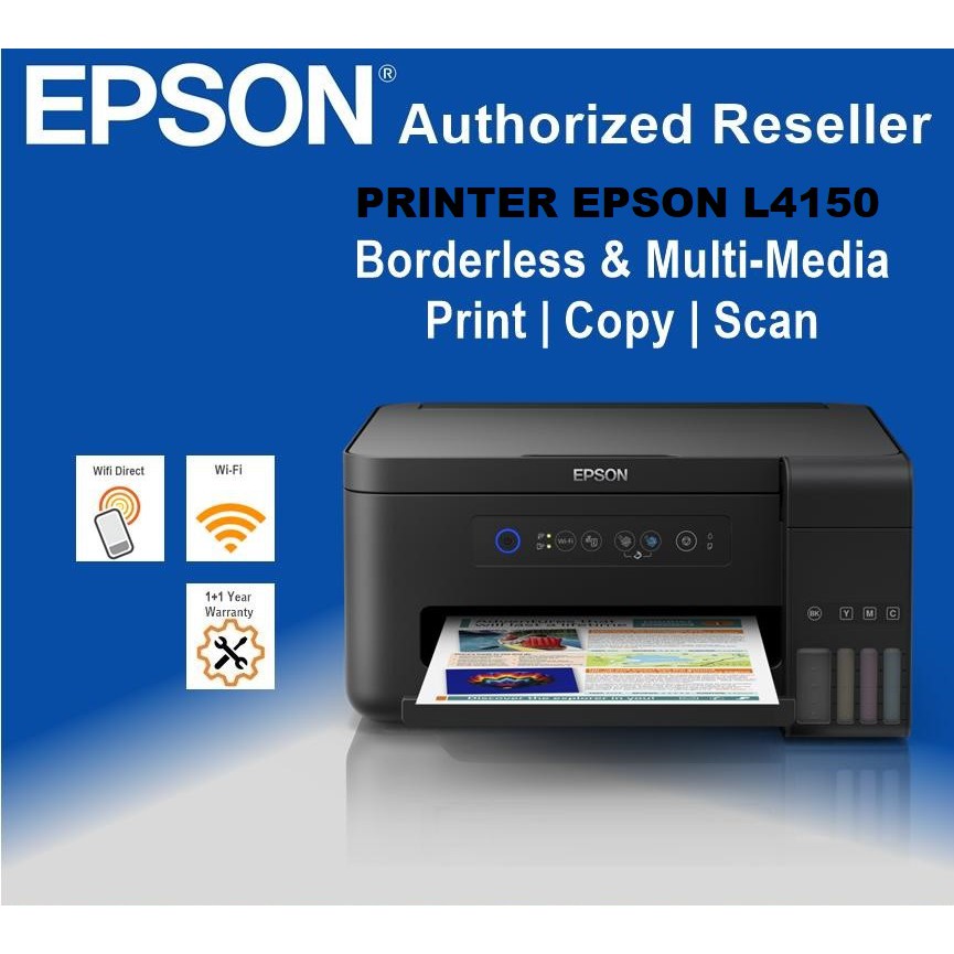 Jual PRINTER EPSON L4150 INFUS PRINT/SCAN/COPY/WIFI DIRECT GARANSI ...