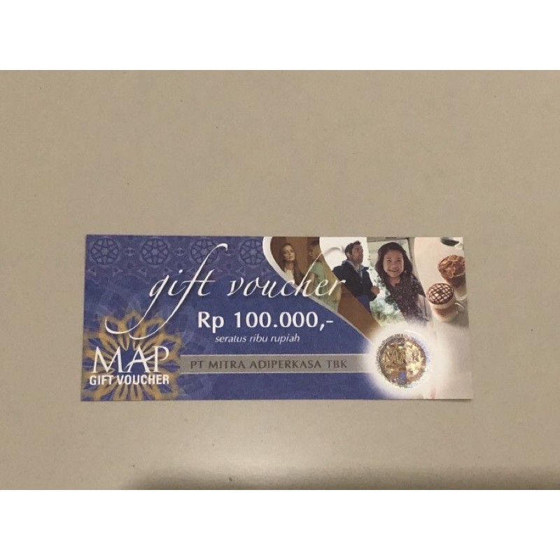 Jual Voucher MAP Pecahan Rp 100.000 ( 100rb ) | Shopee Indonesia