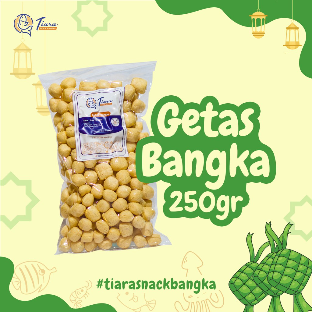 Krupuk Getas Ikan Tenggiri Asli Bangka 250Gram/Snack/Kerupuk | Shopee ...