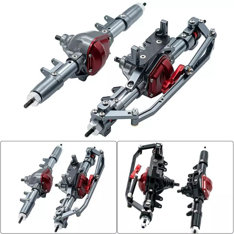 Jual Metal Axle Front and Rear Crawler Gardan Axial SCX10 Jeep D90 1/10 ...