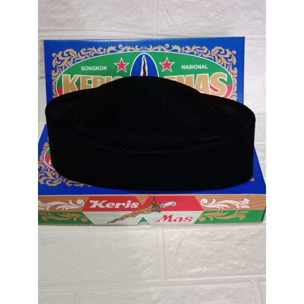 Jual songkok hitam/kopyah hitam merk keris mas | Shopee Indonesia