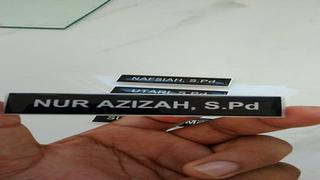 Jual Name Tag Bad Nama Custom Magnet - Peniti | Shopee Indonesia