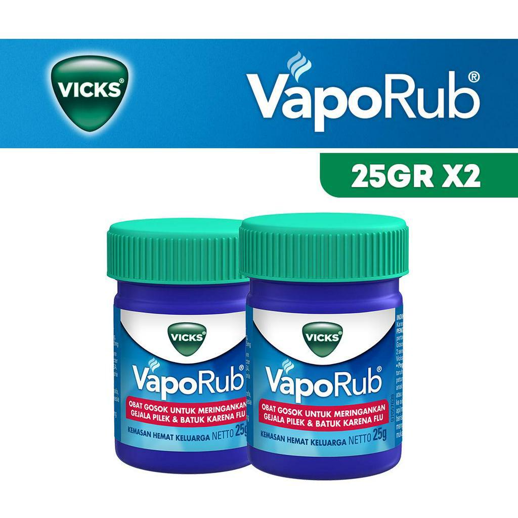 Jual Vicks Vaporub Balsem 2 x 25 gr | Shopee Indonesia
