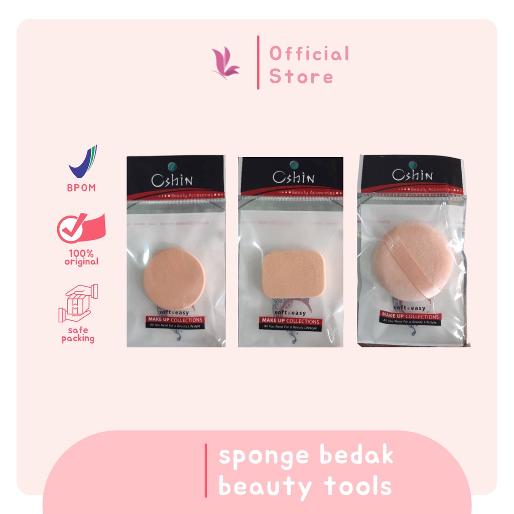 Jual Oshin Sponge Bedak / Saput Bedak / Puff | Shopee Indonesia