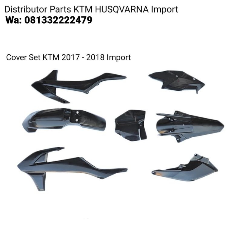 Jual COVER SET KTM 250 2017 2018 IMPORT BODY KIT KTM 150 SAMPAI 500 CC ...