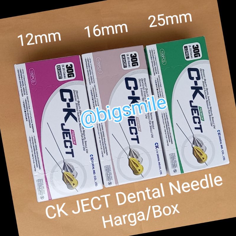 Jual Citoject CK JECT DENTAL Box. 1 Box isi 100 pcs | Shopee Indonesia