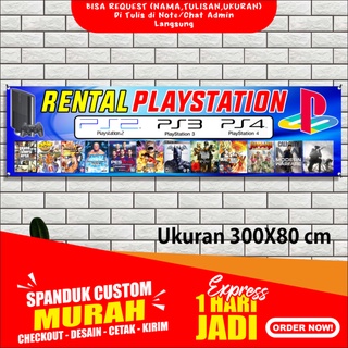 Jual Banner RENTAL PS PLAYSTATION, Spanduk RENTAL PS PLAYSTATION ...