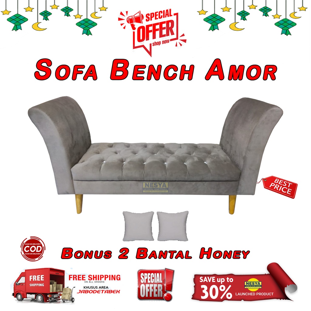 Jual NESYA SOFA Santai Keluarga (BENCH AMOR) Minimalis Ruang Tamu ...