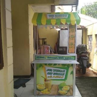 Jual Gerobak Lipat Atap / Gerobak Portable / Booth Portable (Polos ...