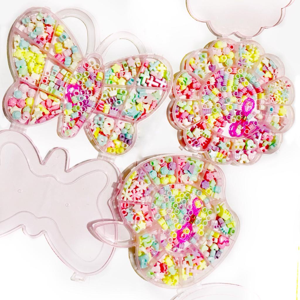 Jual Paket Mainan Meronce Kalung Ronce Manik-manik Diy Beaded Puzzle ...