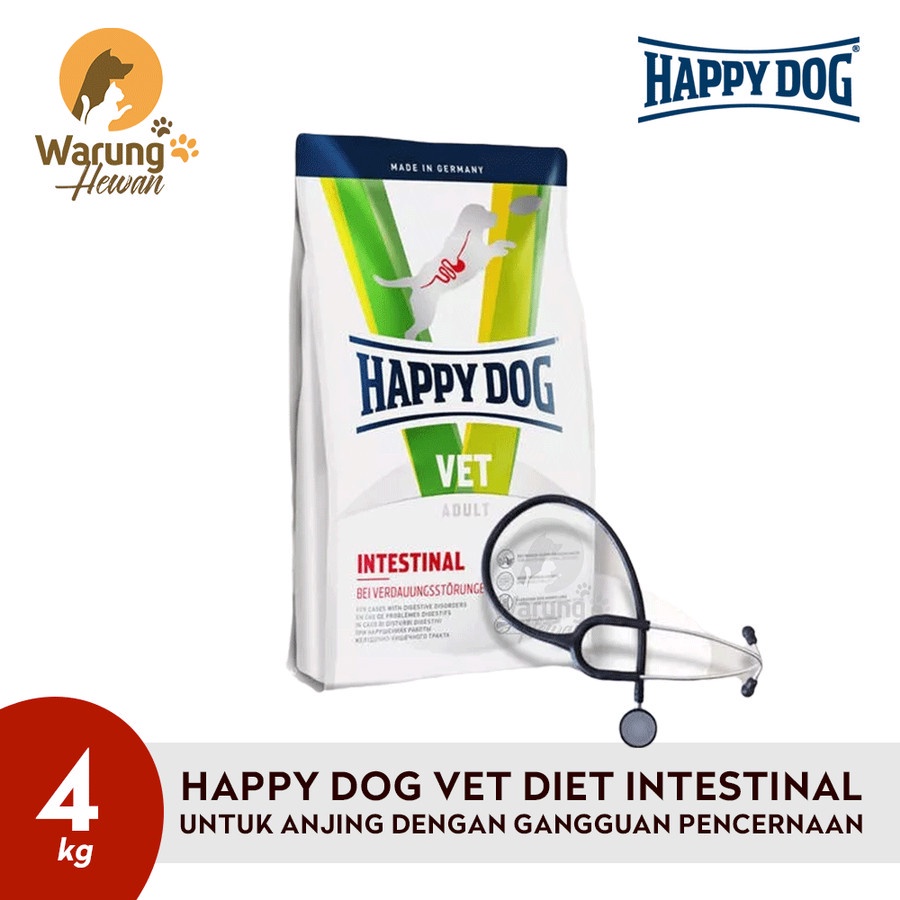 Jual Happy Dog VET Diet Intestinal 4 Kg | Shopee Indonesia