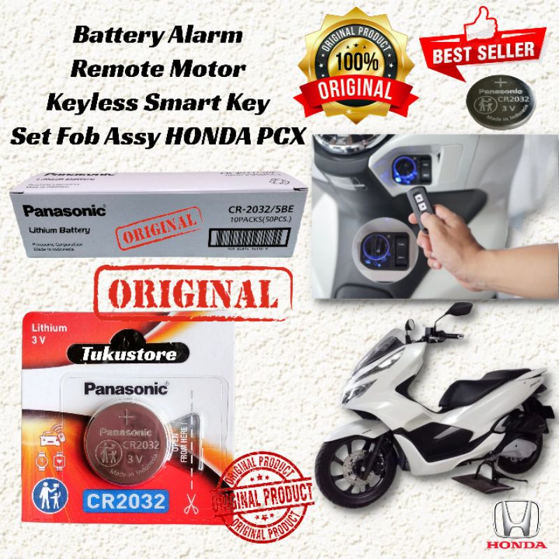 Jual Baterai Remote Kunci Motor Honda PCX Original Panasonic | Shopee ...