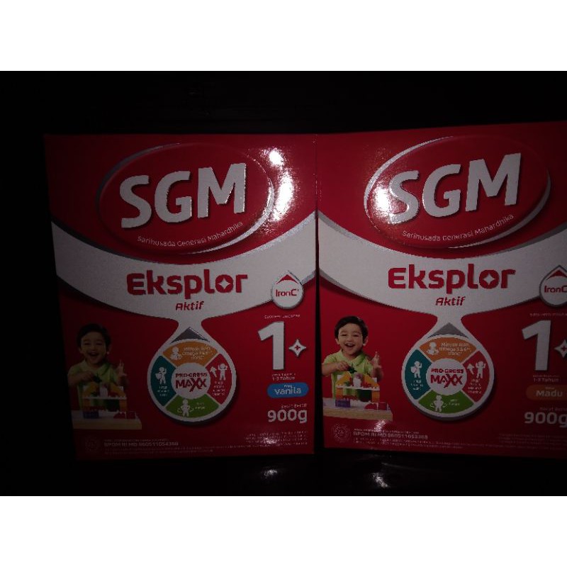 Jual SGM explore 1+ / 3+ vanilla,madu 900 gr | Shopee Indonesia