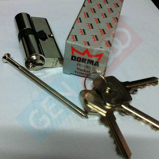 Jual Kunci Silinder Pintu Dorma PC 91 Cylinder Door Lock Dorma For US 10 Patch Fitting Indonesia ...