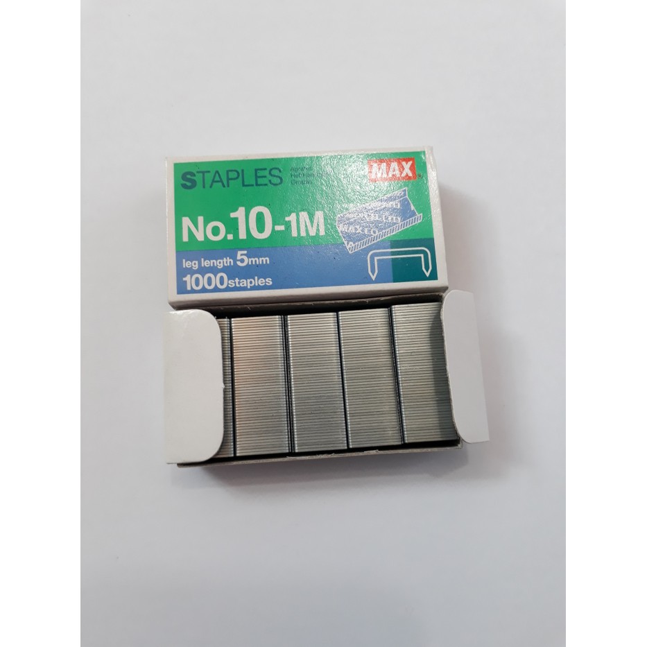 MAX Isi Staples No.10-1M Untuk Stapler Ukuran Kecil Refill Hecter ...