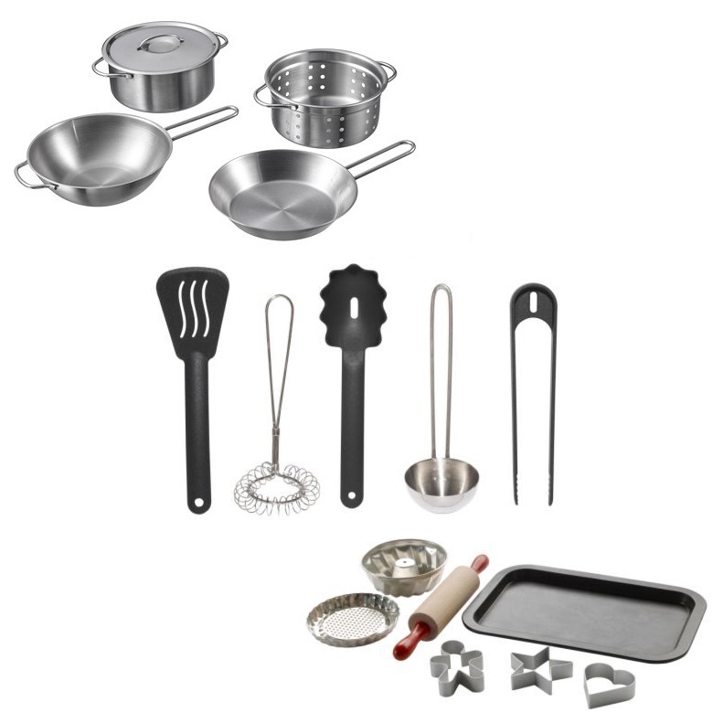 Jual Set Alat Masak Anak Perkakas Dapur Mainan Masak-Masakan Stainless ...