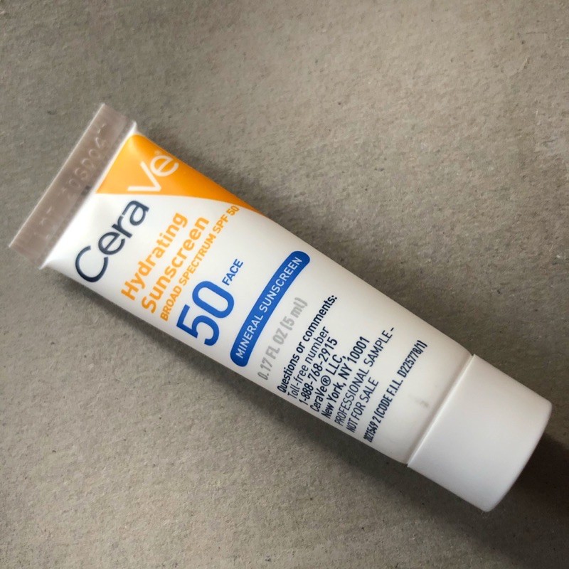 Jual Cerave hydrating sunscreen spf50 mini size 5ml ORI USA | Shopee ...