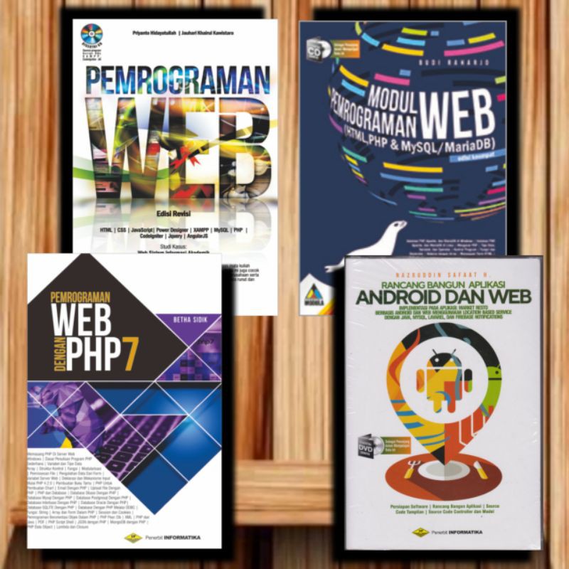 Jual BUKU PILIHAN PEMROGRAMAN WEB TERPOPULER - TEKNIK INFORMATIKA ...