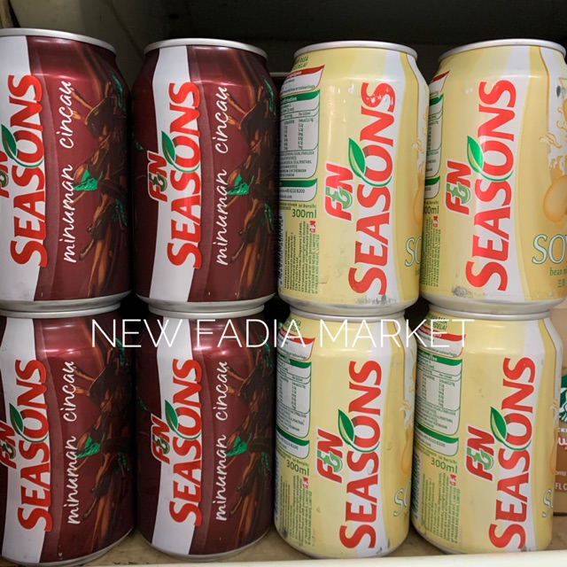 Jual Seasons Minuman Kaleng 300ml Cincau/Soya | Shopee Indonesia