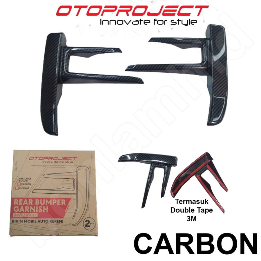 Jual Rear Bumper Garnish RAIZE ROCKY Otoproject Garnish Bemper Belakang ...