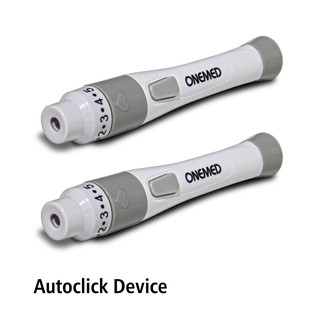 Jual ONEMED AUTOCLICK LANCING DEVICE | PENA AMBIL DARAH | PENA SAMPEL ...