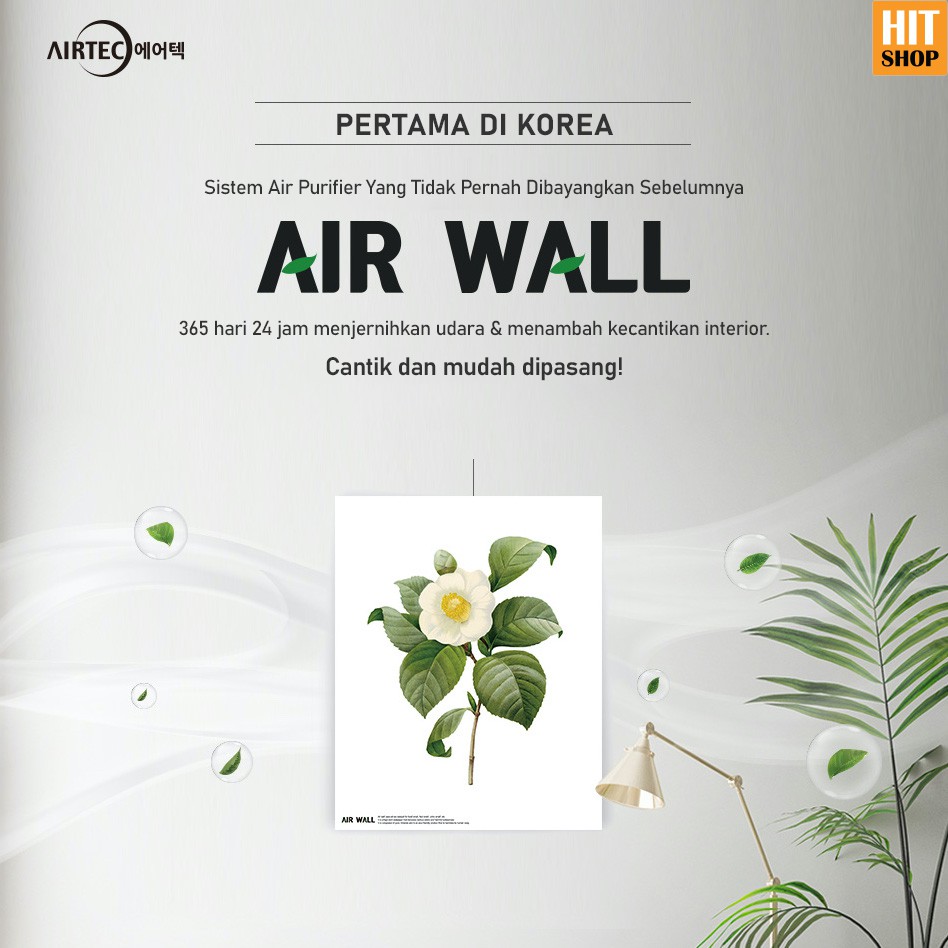 Jual Airtec Air Wall - Air Purification Poster Sticker / Penjernih ...
