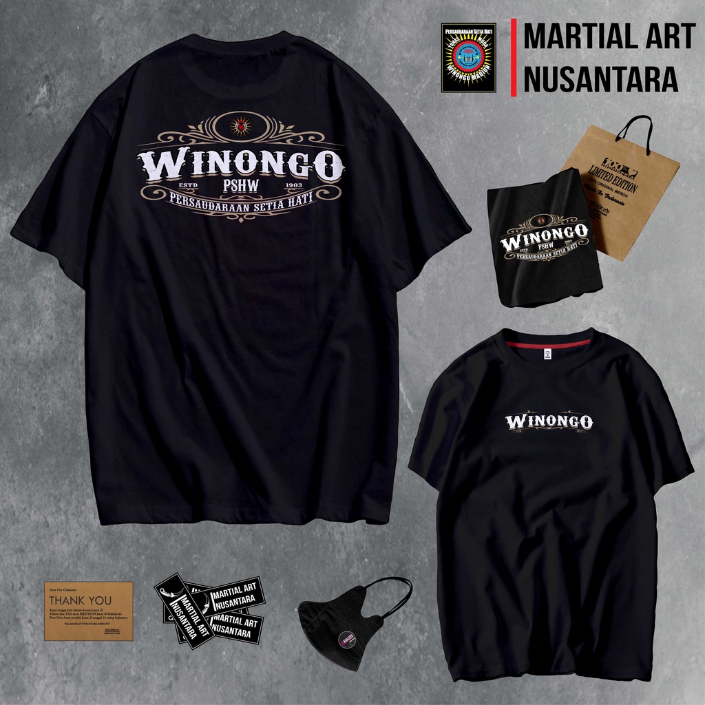 Jual KAOS PSHW WINONGO TUNAS MUDA SETIA HATI WINONGO Kode VINTAGE ...