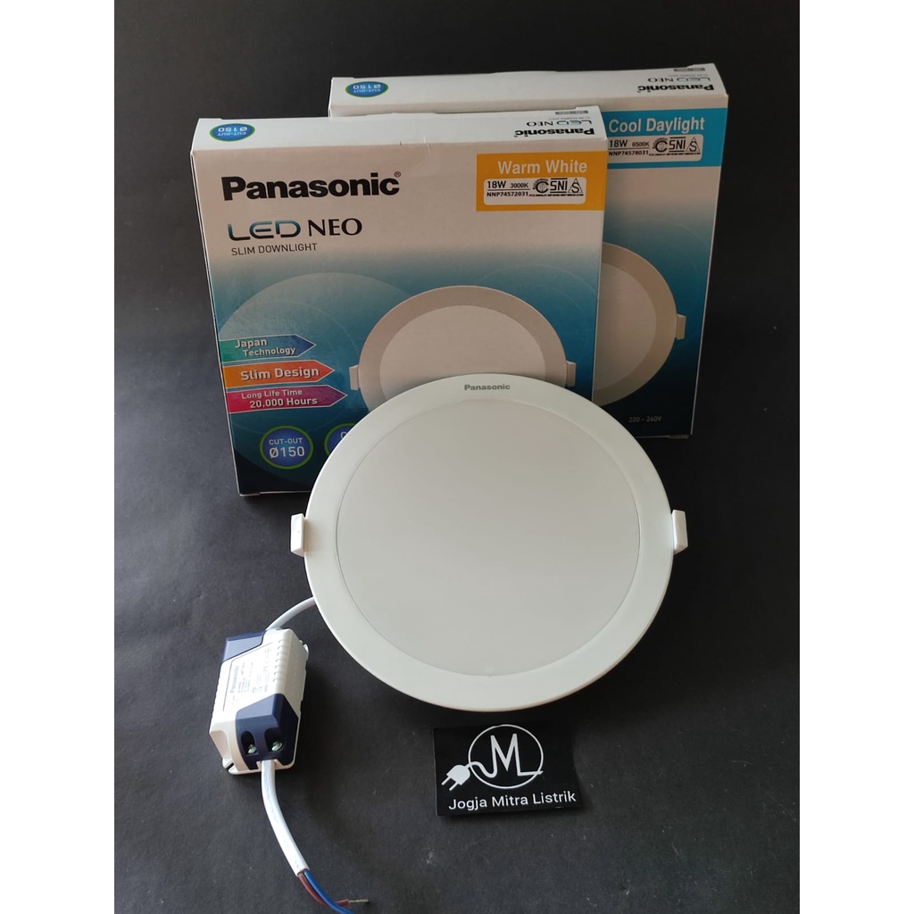 Jual LAMPU DOWNLIGHT LED PANEL PANASONIC IB NEO SLIM 18 WATT | Shopee Indonesia