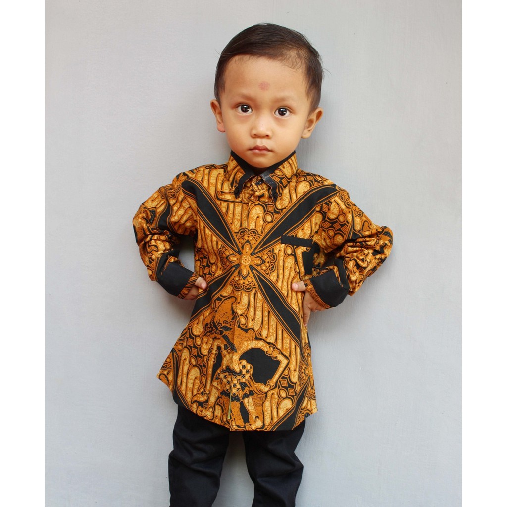 Jual kemeja batik anak/baju batik anak/pakaian anak lakilaki/baju anak ...