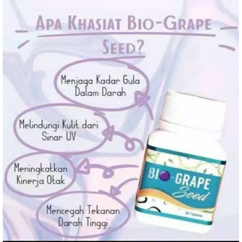 Jual Bio Grape Seed - Biogrape Seed Isi 90 Butir Tablet - Anti Oksidan ...