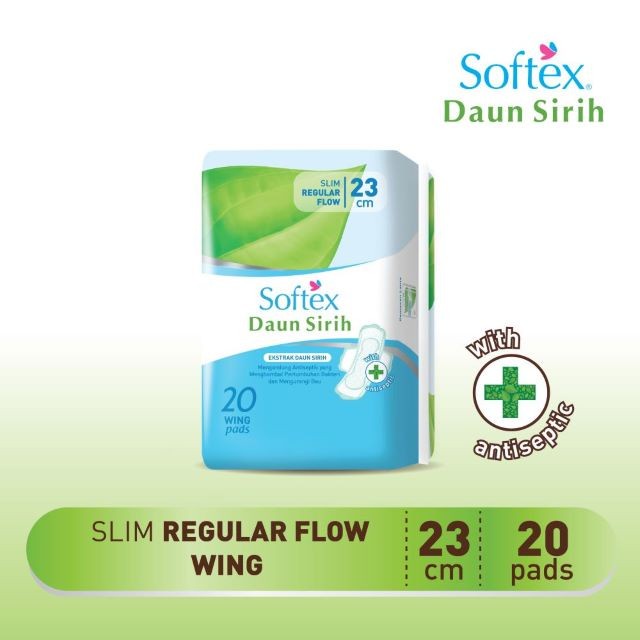 Jual SOFTEX Daun Sirih Wing 23cm 23 cm ( 8s / 20s / 30s ) | Shopee ...