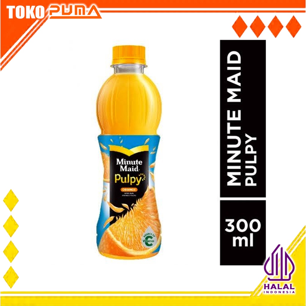 Jual MINUTE MAID PULPI ORANGE BOTOL 300 ML | Shopee Indonesia